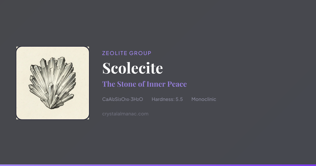 Scolecite - The Stone of Inner Peace | Crystal Almanac