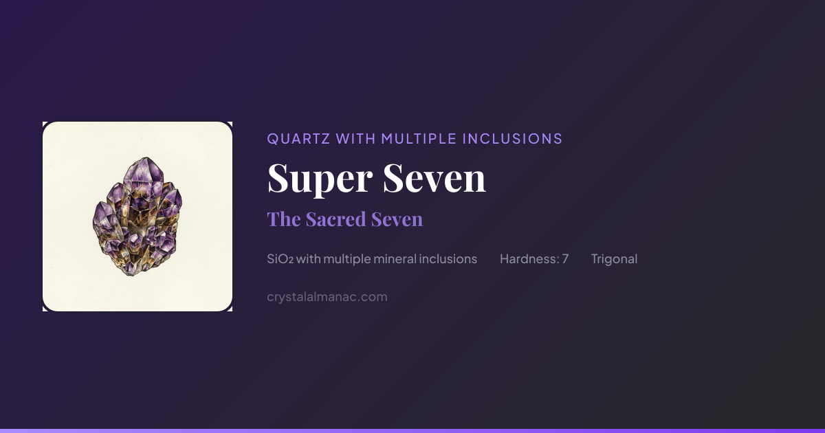 Super Seven - The Sacred Seven | Crystal Almanac